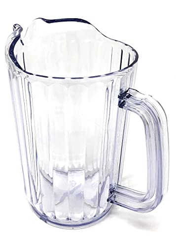 Choice 32 oz. Clear SAN Plastic Water Pitcher, BPA free