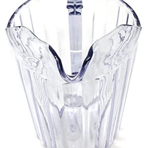 Choice 32 oz. Clear SAN Plastic Water Pitcher, BPA free