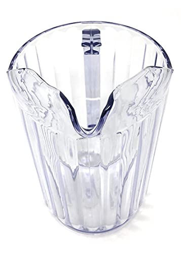 Choice 32 oz. Clear SAN Plastic Water Pitcher, BPA free