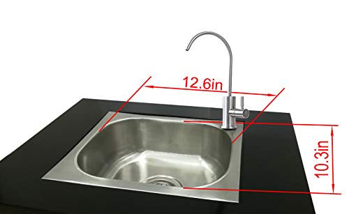 FixtureDisplays® Portable Sink Self Contained Hand Wash Station Mobile Sink Water Fountain Portable Sink Water Supply w/Pump 110V Power Caulk All Places to Water Proof 18536-2D