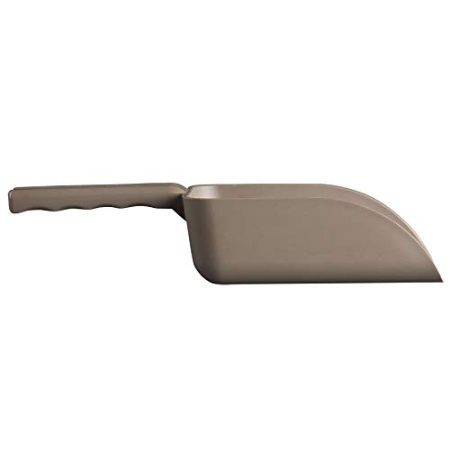 Remco 640066 Color-Coded Plastic Hand Scoop - BPA-Free, Food-Safe Scooper, Commercial Grade Utensils, Restaurant and Food Service Supplies, Large 32 Ounce Size, Brown