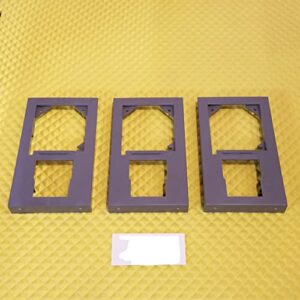 (3) vendstar 3000 bulk candy vending machine bezels - new oem