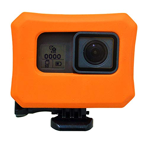 Floating Case for Gopro Hero 7 with Screw Ultra-Buoyant Floaty for Go Pro Hero 6/5 & 2018 Water Sports Swimming Diving - Orange