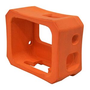 Floating Case for Gopro Hero 7 with Screw Ultra-Buoyant Floaty for Go Pro Hero 6/5 & 2018 Water Sports Swimming Diving - Orange