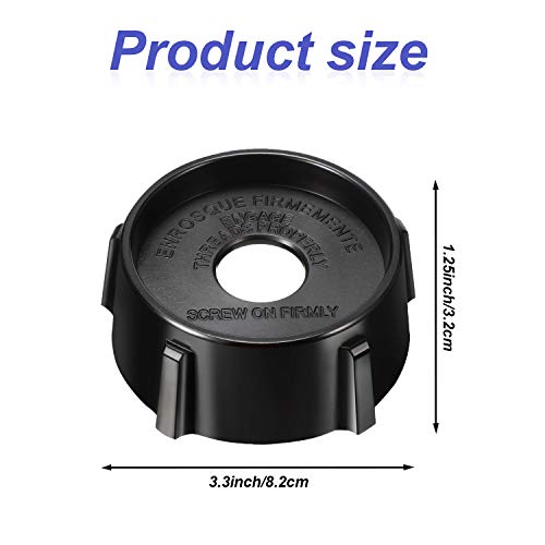 2 Pieces 4902 Blender Jar Bottom Blender Jar Base Replacement Jar Bottom Base Cap Compatible with Oster Blender