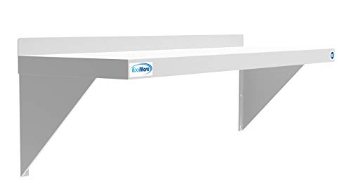 KoolMore NSF Stainless Steel Wall Mount Shelf - Industrial Grade Metal Shelf for Commercial Restaurant Kitchens 12 x 36