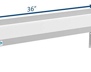 KoolMore NSF Stainless Steel Wall Mount Shelf - Industrial Grade Metal Shelf for Commercial Restaurant Kitchens 12 x 36