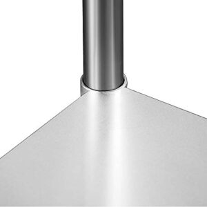 Hally Stainless Steel Table for Prep & Work 24 x 36 Inches, Commercial Heavy Duty Table with Undershelf and Backsplash for Restaurant, Home and Hotel