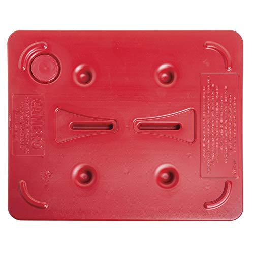 Cambro HP2632444 Half-Size Fire Red Camwarmer Hot Plate 1 each