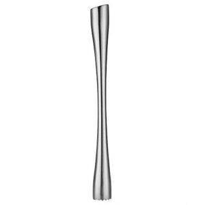 jxs 10" 255mm stainless steel sturdy cocktail muddler, professional well made dishwasher safe muddler bar tool