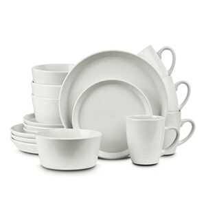 stone lain albie 16-piece dinnerware set stoneware, white