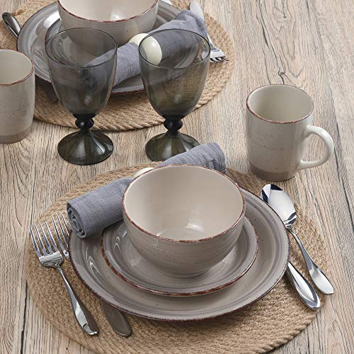 Pfaltzgraff Sadie 16-Piece Dinnerware Set, Cream