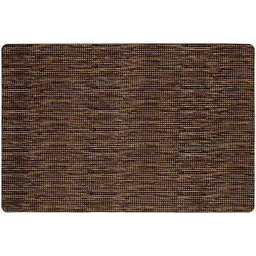 SoHome Ultra Thin Indoor Door Mat Kitchen Mat, Low Profile Stain Resistant Nonslip Design, Machine Washable, 24" x 35", Brown