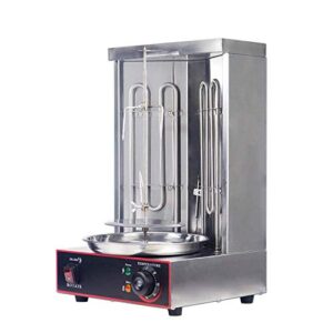 zz pro electric vertical broiler shawarma doner kebab gyro grill machine with temperature adjustment switch