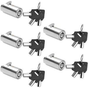 laniakea 5 pcs vending machine lock with tubular keyway keyed alike for coke soda pepsi snack candy gumball machine