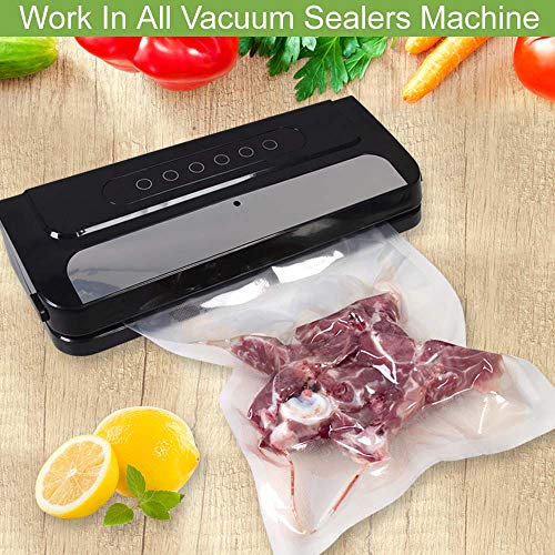 MakMeFre 2 Pack 8x50 Vacuum Sealer Bags Rolls for Food,Commercial Grade, BPA Free,Puncture Prevention,Great for Sous Vide Cooking