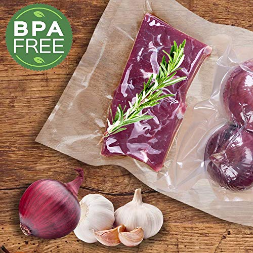 MakMeFre 2 Pack 8x50 Vacuum Sealer Bags Rolls for Food,Commercial Grade, BPA Free,Puncture Prevention,Great for Sous Vide Cooking