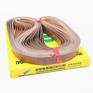 jointless class a polytef teflon belt ptfe belt for sealing machine automatic continous band sealer teflon seamless sealing tape 50pcs/pack (750mm/29.5", 15mm/0.59", 0.2mm/0.008")