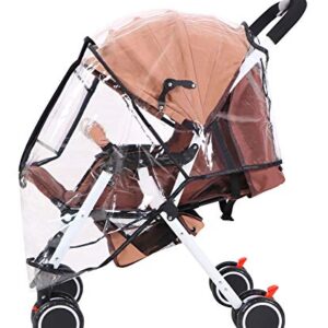 Simplicity Stroller Rain Cover Universal Rain Cover for Stroller Baby Universal Waterproof Windyproof Weather Shield Stroller Rain Cover, Window Style