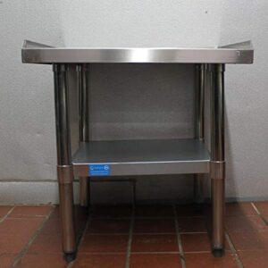 AmGood 30" x 24" Stainless Steel Equipment Stand | Height: 24" | Commercial Heavy Duty Grill Table