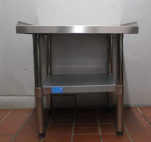 AmGood 30" x 24" Stainless Steel Equipment Stand | Height: 24" | Commercial Heavy Duty Grill Table