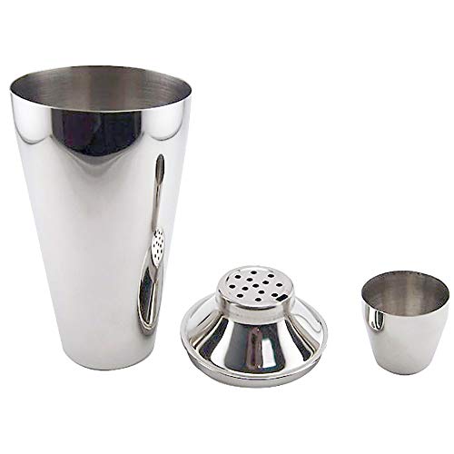 Cocktail Shaker Bar Set, Drink Cocktails Mixer, Stainless Steel Martini Margarita Mojito Shaker (25 oz.)