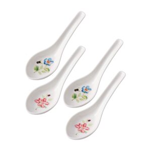 lenox butterfly meadow soup spoon set, 0.65 lb, multi