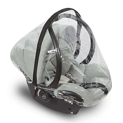 Universal Baby Car Seat Rain Cover, fits Stroller, Easy Access Zipper, Protect Child Travel