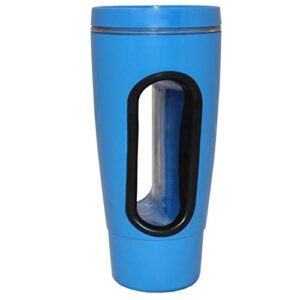 rehabilitation advantage hand in mug adaptive drinking cup blue,16 ounces