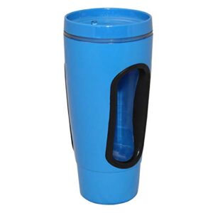 Rehabilitation Advantage Hand In Mug Adaptive Drinking Cup Blue,16 ounces