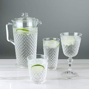 PG Drinkware Collection - Premium Quality Super Clear Acrylic 20oz Plastic Water Tumblers - Set 4