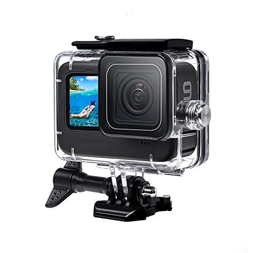 FINEST+ 60M Waterproof Housing Case for GoPro Hero 11/Hero 10/Hero 9 Black Diving Protective Housing Shell with Bracket Accessories for Go Pro Hero11/10/9 Black Action Camera