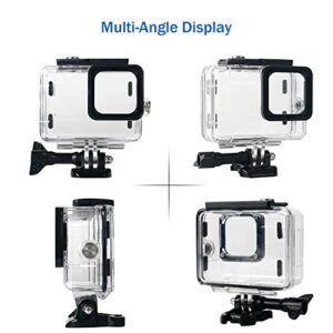 FINEST+ 60M Waterproof Housing Case for GoPro Hero 11/Hero 10/Hero 9 Black Diving Protective Housing Shell with Bracket Accessories for Go Pro Hero11/10/9 Black Action Camera