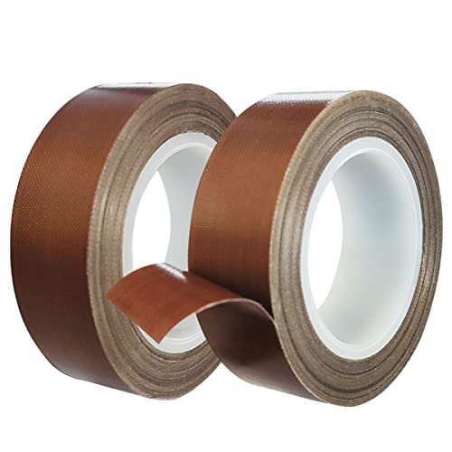 Good news PTFE Telfon Tapehigh Temperature Tape Welding Sealing Tape for Vacuum Sealer Machine(20mm x 11yards(33feet) x 0.18mm)