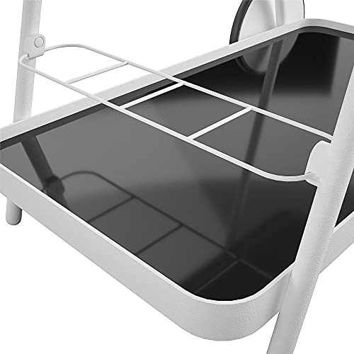 Novogratz Poolside Collection, Barbie Outdoor Bar Cart, White