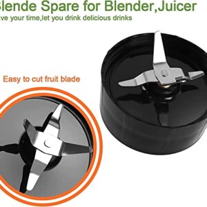 (Pack of 2) Cross Blade Blender Magic Bullet Replacement Parts Compatible with 250-watt Magic Bullet MB1101 Series Blender, Juicer and Mixer