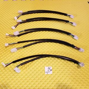 (5) coinco ba30b & mag50b bill validator power harness cable 24v / mdb - new