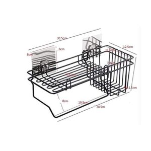 STRAW Dish Drying Rack Bowl Holder, Stainless Steel Kitchen Utensil Storage Sink Shelf, Cutlery Drainer Dish Over Organizer Drain