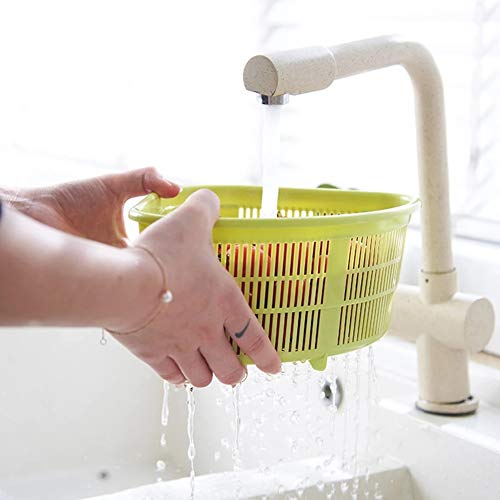 STRAW 1PC Triangle Kitchen Sink Fruit Washing Waste Draining Basket Plastic Storage Rack Multi Purpose Washing Bowl Sponge Drain Rack (Color : B)