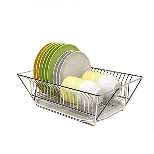 STRAW Single-layer Drain Bowl Rack,Rack Set Dish Drainer Drain Board and Utensil Holder Simple Easy to Use