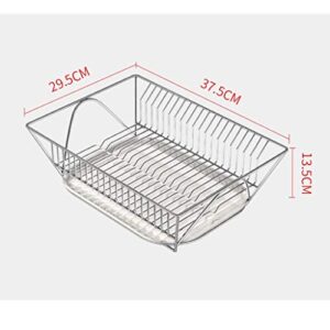 STRAW Single-layer Drain Bowl Rack,Rack Set Dish Drainer Drain Board and Utensil Holder Simple Easy to Use