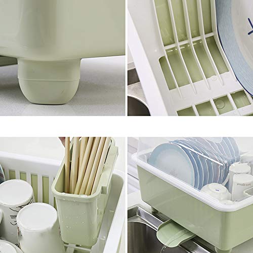 STRAW Plastic Tableware Drain Rack, Kitchen Tableware Drain Cabinet Support Rack Modern Tableware Rack Storage Box