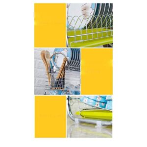 STRAW Drain Rack - Tableware Drying Rack, Kitchen Double Drain Rack, Shelf Storage Rack, Stainless Steel Display Rack, Tableware Rack