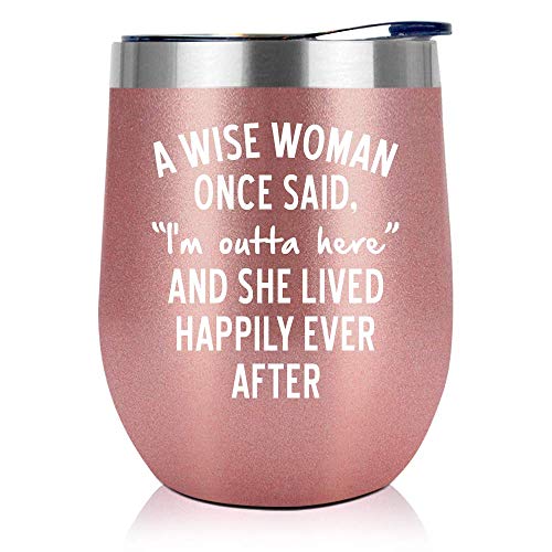 NewEleven Retirement Gifts For Women 2023 - Happy Retirement Gifts - Coworker Leaving Gifts, Farewell Gifts, Goodbye Gifts For Coworkers, Friends - 12 Oz Tumbler