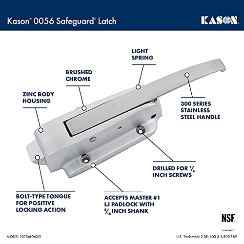 Kason 0056 Safeguard® Latch (10056L06021)