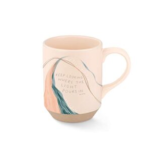 fringe studio keep looking stoneware mug, 12 fl oz