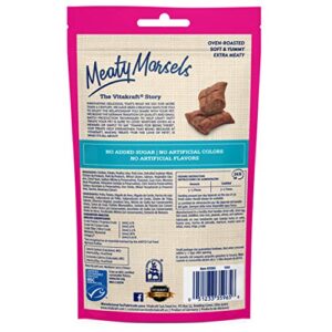 Vitakraft Meaty Morsels Soft Indulgent Cat Treats - Double Layer Extra Meaty - Can Use as Cat Pill Pocket (Chicken with Salmon, 4-Pack)