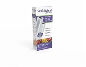 seal a meal by food saver two 11 in rolls vacuum storage rolls