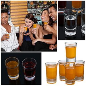 Crazystorey 40 Pack Heavy Base Shot Glasses, 1.4oz Whiskey Shot Glass Set Small Glass Cups for Liqueur Spirits Bar Party Favor Housewarming Gift