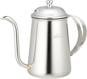 kalita #52272 coffee pot, stainless steel, fine mouth, 2.3 fl oz (0.7 l)